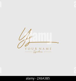 Letter YS Signature Logo Template Vector Stock Vector Image & Art - Alamy