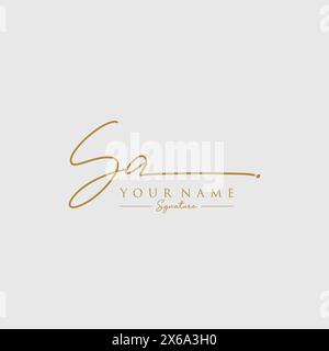 Letter SA Signature Logo Template Vector Stock Vector Image & Art - Alamy