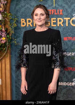 Ruth Gemmell attends Netflix Bridgerton season 3 premiere at Alice ...