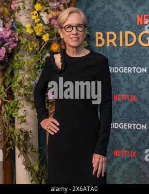 Betsy Beers attends Netflix Bridgerton season 3 premiere at Alice Tully ...