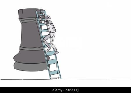 Illustration of the abstract contour chess rook piece Stock Vector ...