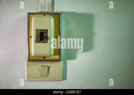 about the main switch from outside electrical panel of elevator 380 VAC ...