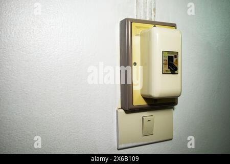 about the main switch from outside electrical panel of elevator 380 VAC ...