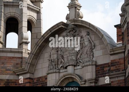 Nechells Swimming Baths building detail, Birmingham, West Midlands, UK ...