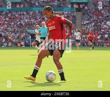 Geyse of Manchester United Women in action, during The FA Women's Super ...