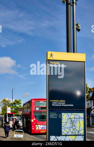 Bridge Street Location Information, Pinner, Borough of Harrow, London ...