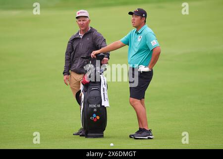Byeong Hun An of South Korea in action on second round of the CIMB ...