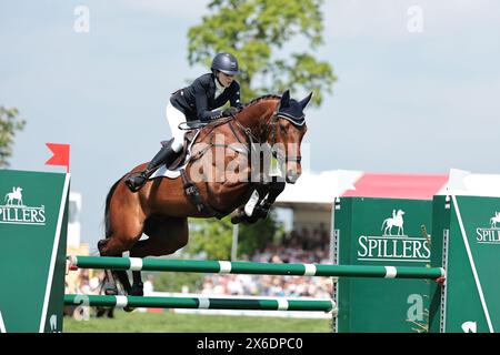Lauren Innes of New Zealand with Global Fision M during the dressage at ...