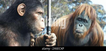KINGDOM OF THE PLANET OF THE APES 2024 20th Century Studios film with ...