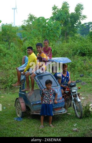 San Lorenzo Wind Farm, Guimaras, Province of Guimaras, Western Visayas ...