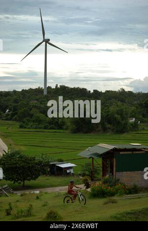 San Lorenzo Wind Farm, Guimaras, Province of Guimaras, Western Visayas ...