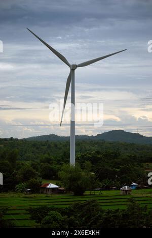 San Lorenzo Wind Farm, Guimaras, Province of Guimaras, Western Visayas ...
