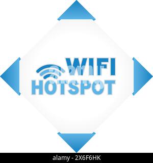 Wifi hot spot label Vector Stock Vector Image & Art - Alamy