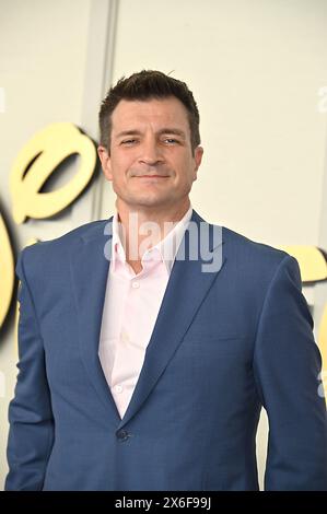 Nathan Fillion attends the Disney 2024 Upfront Red Carpet at North ...