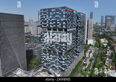 Aerial photo shows the Alibaba group headquarters in Hangzhou City ...