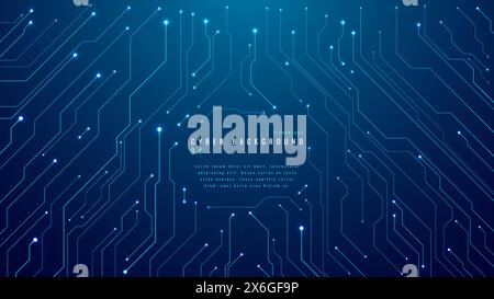 Abstract technology circuit board. Communication concept. Template for ...