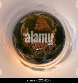 Anlong. 14th May, 2024. An aerial photo taken on May 14, 2024 shows a ...