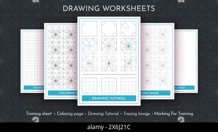 How to Draw a Pattern. Step by Step Drawing Tutorial. Draw Guide ...