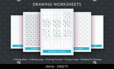 How to Draw a Pattern. Step by Step Drawing Tutorial. Draw Guide ...