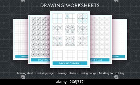 How to Draw a Pattern. Step by Step Drawing Tutorial. Draw Guide ...