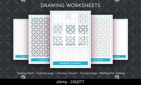 How to Draw a Pattern. Step by Step Drawing Tutorial. Draw Guide ...