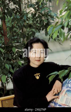 Yoko OGAWA - Date : 19950501 ©John Foley/Opale.photo Stock Photo - Alamy