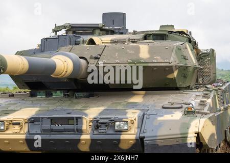 German-made Leopard 2A7 tank with camouflage Stock Photo - Alamy