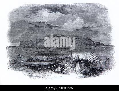 Wood Engraving of Part of the Ruins of Babylon from Antique 19th ...