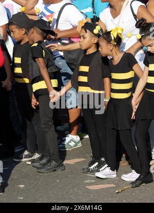 A Group of Children Dressed as Bumble Bees at the Mayday Celebrations ...