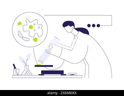 Living organisms research abstract concept vector illustration Stock ...