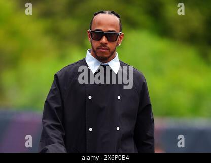 Ferrari driver Lewis Hamilton at the Autodromo Internazionale Enzo e ...