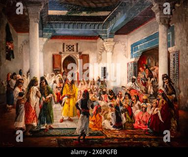 Childbirth Celebration in Morocco, 1872-1880, Alejandrina Gessler ...