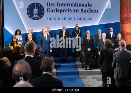 Uebersicht ueber das Podium, Internationaler Karlspreis der Stadt ...