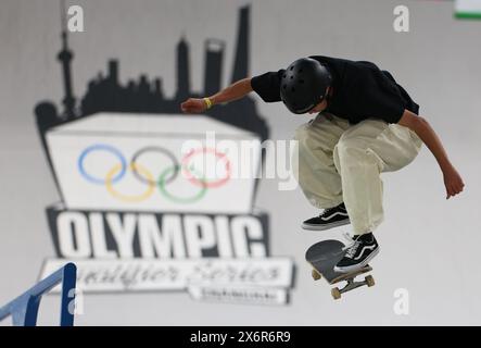 Toa Sasaki of Japan competes during the men quarterfinals at the Street ...