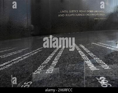Civil Rights Memorial designed by Maya Lin in Montgomery Alabama Stock ...