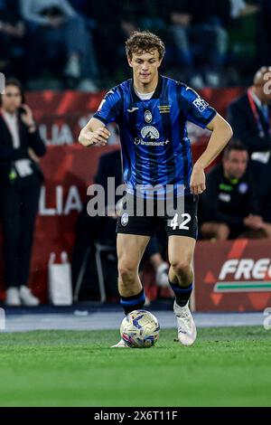 Atalanta's Italian defender Giorgio Scalvini looks during the Serie A ...