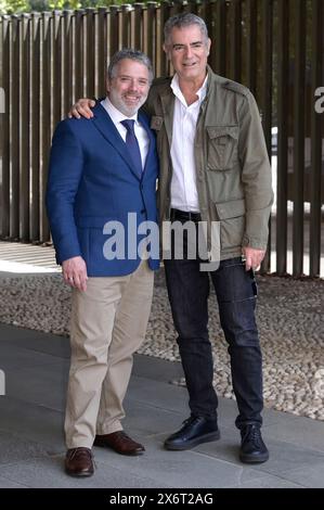 Enzo Paci und Luca Manfredi beim Photocall zum Rai TV-Film Come e umano ...