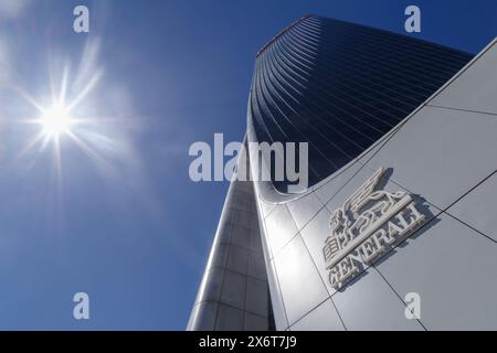 Skyscraper Generali Tower headquarters of the Generali Group's offices ...