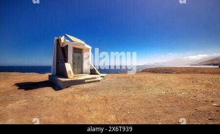 Small lighthouse of Punta Pesebre ("Pesebre Tip"), the westernmost end ...
