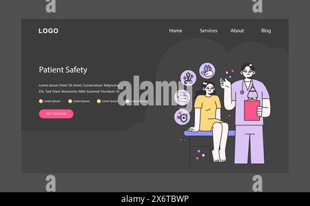 Patient Safety concept. Prioritizing care with a focus on hygiene ...