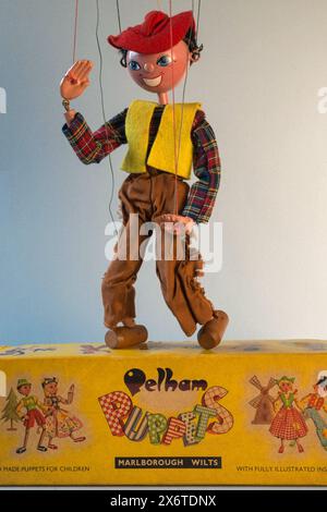 SS Cowboy marionette or string puppet produced in the 1950s by Pelham ...