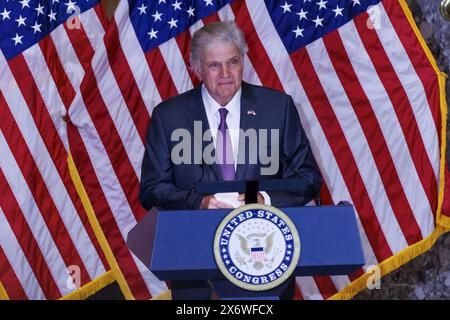 Franklin Graham, son of the late Reverend Billy Graham, gives remarks ...