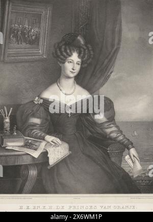 'Anna Paulowna' is a portrait by Jean Baptiste van der Hulst, depicting ...