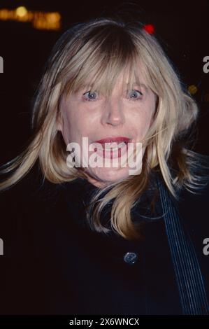 Marianne Faithfull at the Anna Sui Fashion Show at Bryant Park in New ...