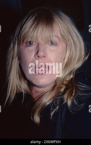 Marianne Faithfull at the Anna Sui Fashion Show at Bryant Park in New ...