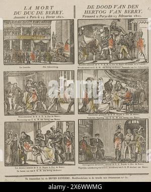 Death / Duke of Berry. / Murdered in Paris on February 13, 1820 / DE ...