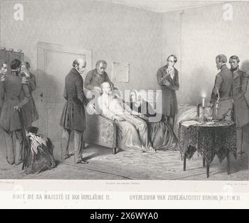 Death of King William II, 1849, Mort de Sa Majesté le Roi Guillaume II ...
