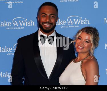 Tyler West and Molly Rainford attend the Make-A-Wish UK Ball at The ...