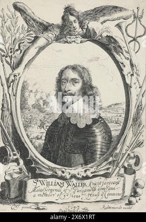 Sir William Waller etching 1643 by Pieter Rodermondt Stock Photo - Alamy