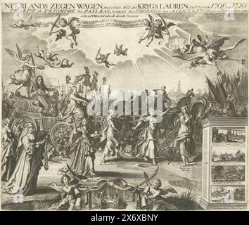 Allegory on victories and peace in 1674. Allegory on victories and ...